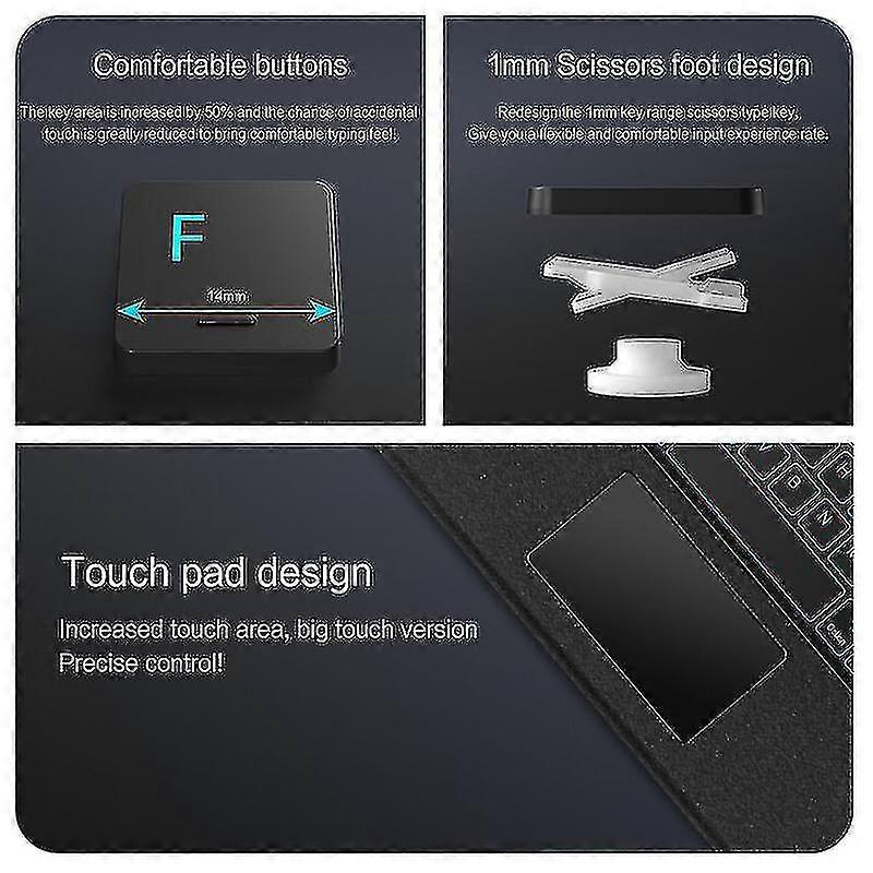 Removable Bluetooth Keyboard For Oneplus Pad Anti-scratch Tablet ...