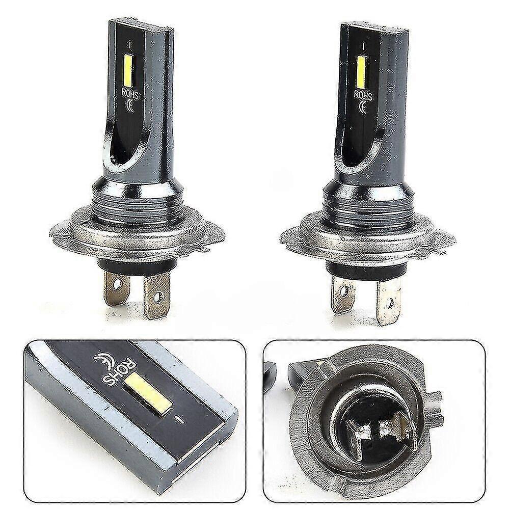 2pc H7 LED Headlight Halogen Bulbs Kit Car Fog Light 3000K Error Free ...
