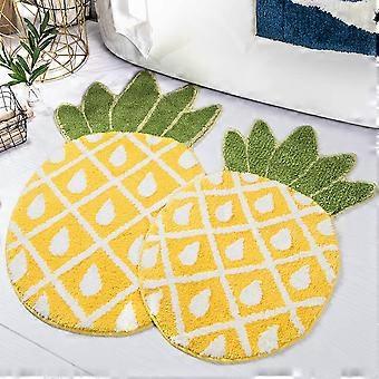 Pineapple Door Mat, Non-Slip Area Rug Cartoon Pineapple Welcome Rug for ...