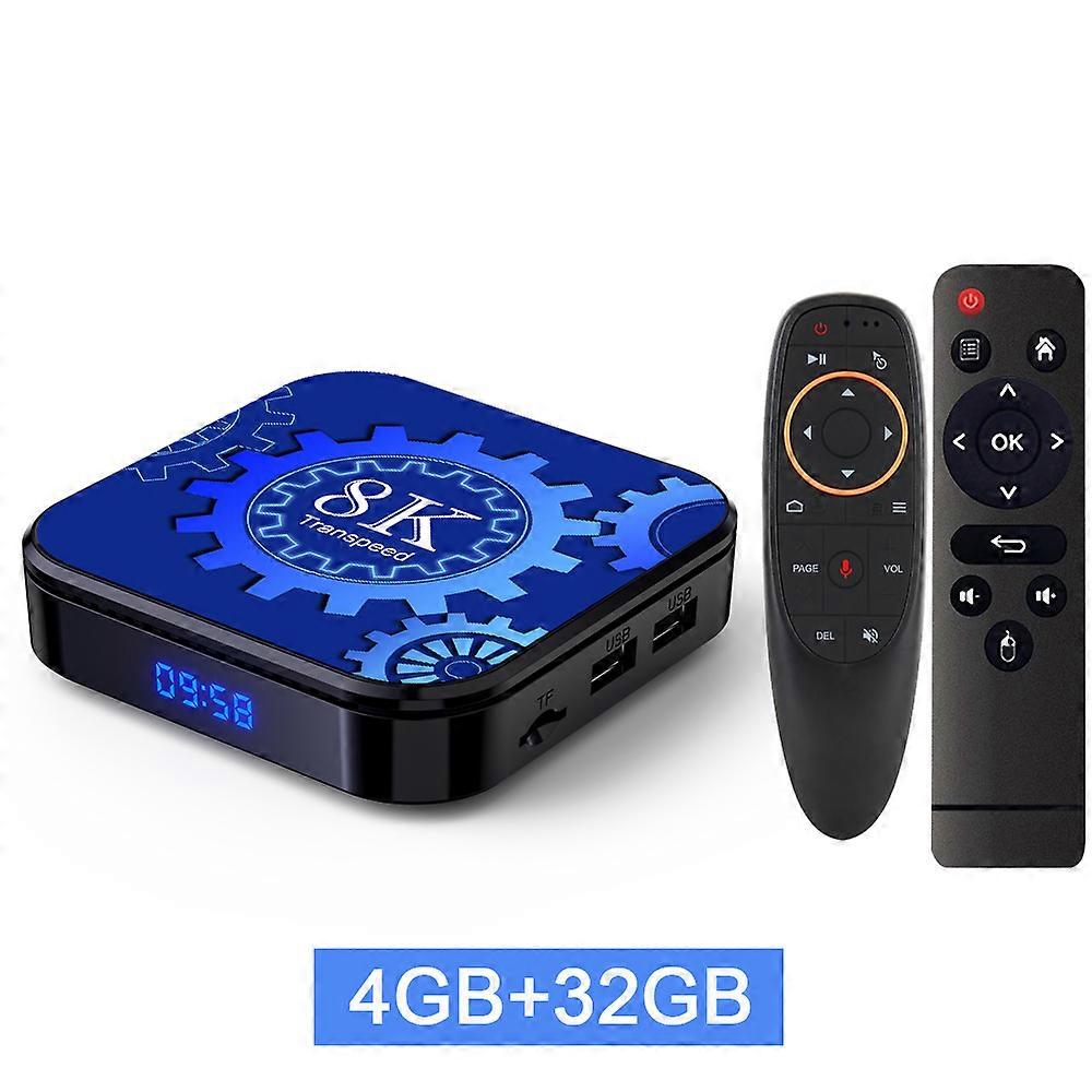 Transpeed Android 13 TV Box Wifi6 Dual Wifi Support 8K Video BT5.0 ...