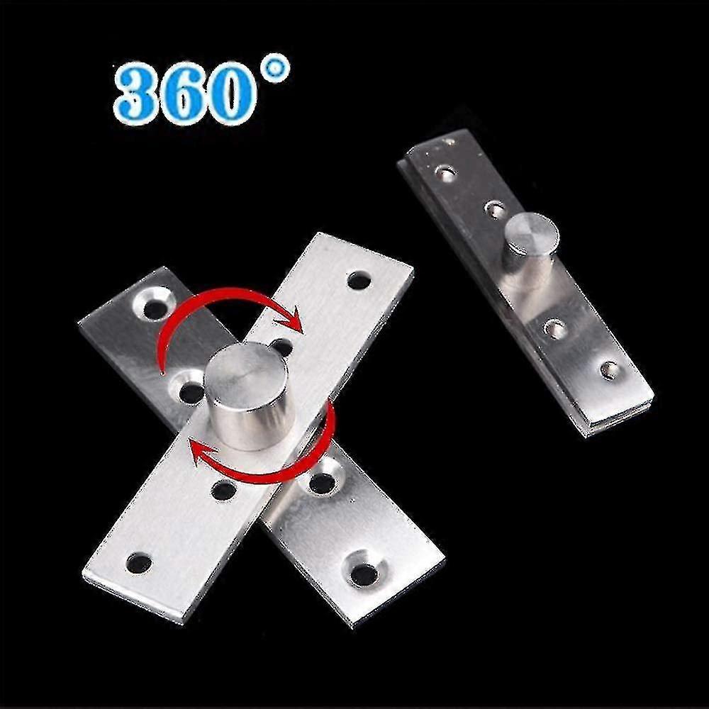 4pcs Stainless Steel Pivot Hinges, 360 Degree Concealed Door Pivot ...