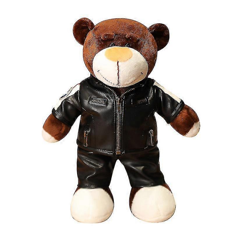 Creative Motorcycle Teddy Bear Plush Toys Stuffed Bear With Helmet ...