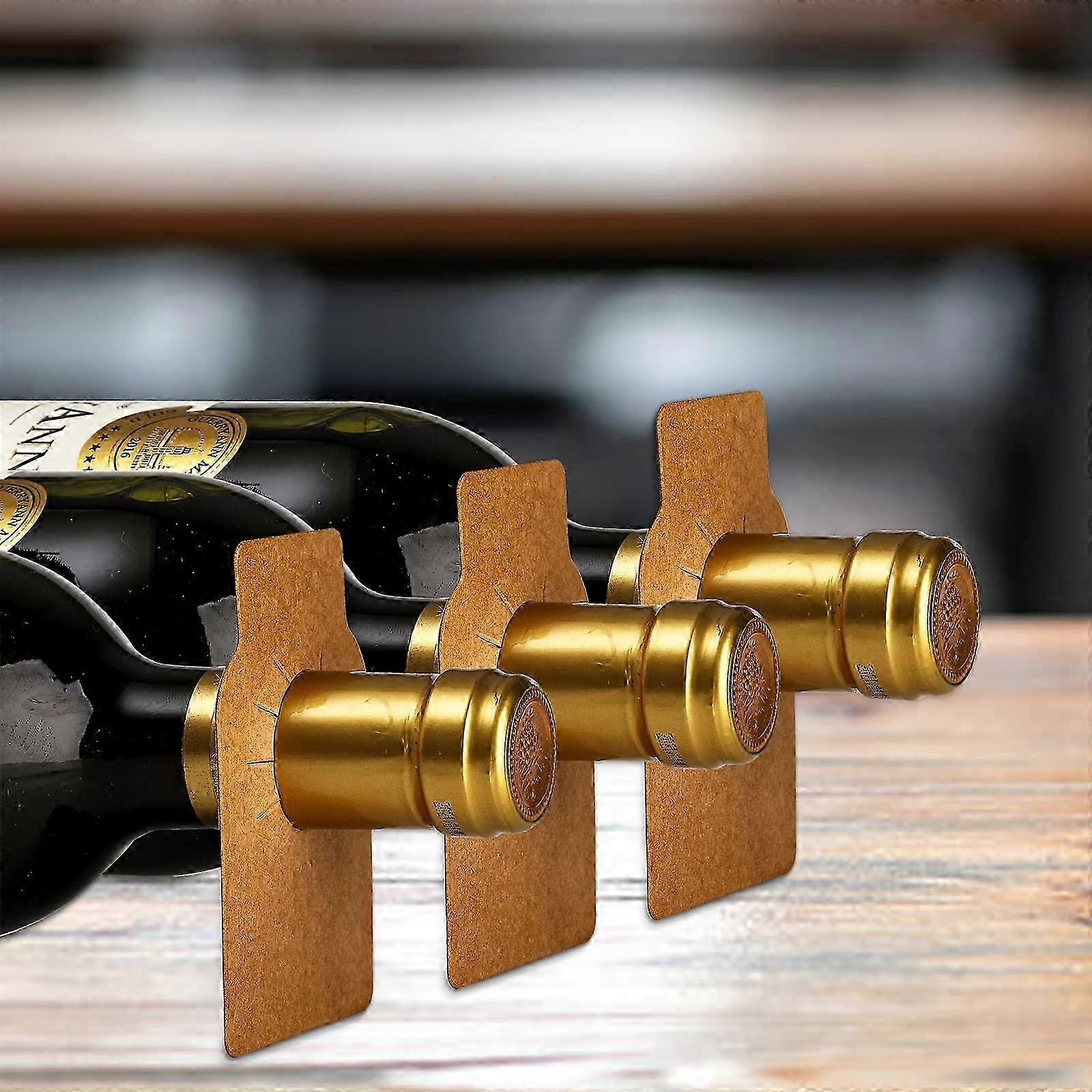 500 PCS Wine Bottle Tags Kraft, Paper Wine Cellar Labels, Wine Bottle ...