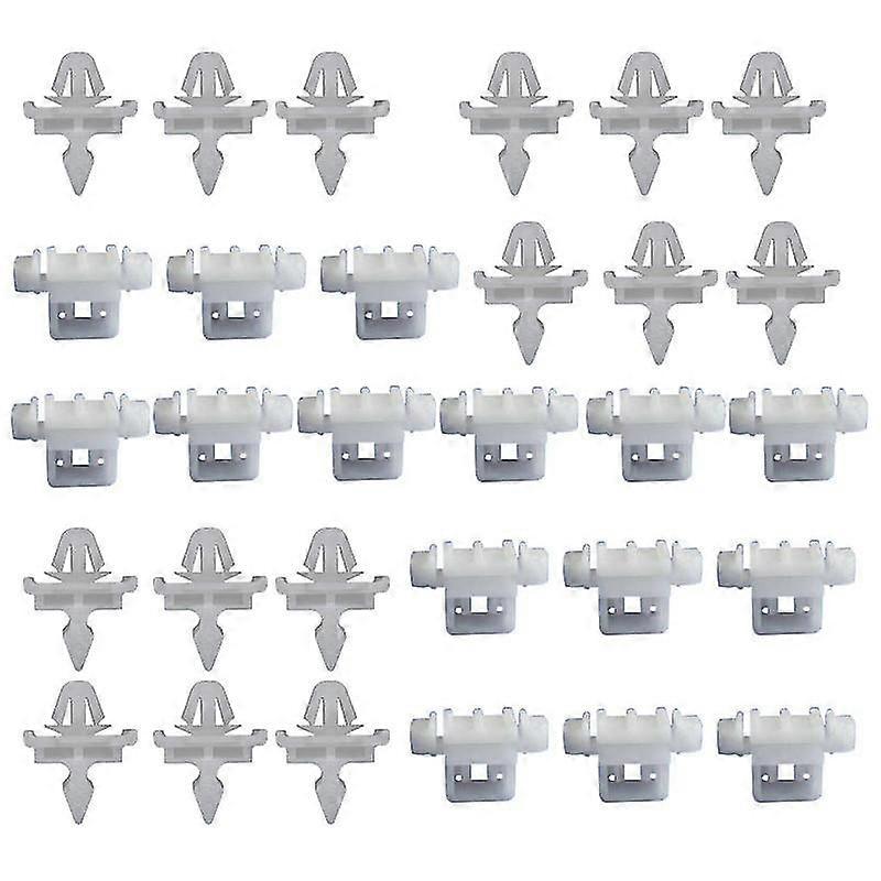 30PCS Mercedes-Benz Sacco Door Moulding Clips for W201 W124 A0019884981 ...