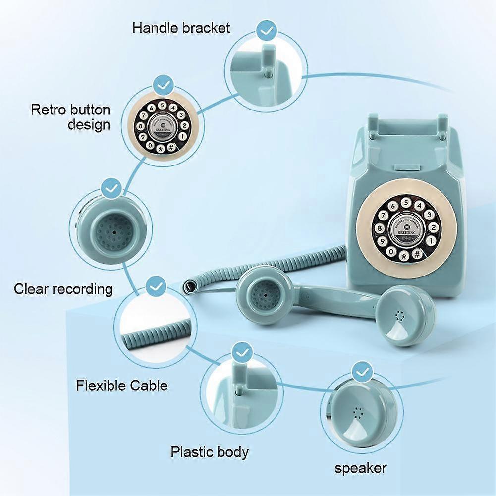 Phone Recorder Antique Old Fashioned Retro Style Landline Phone | Fruugo UK