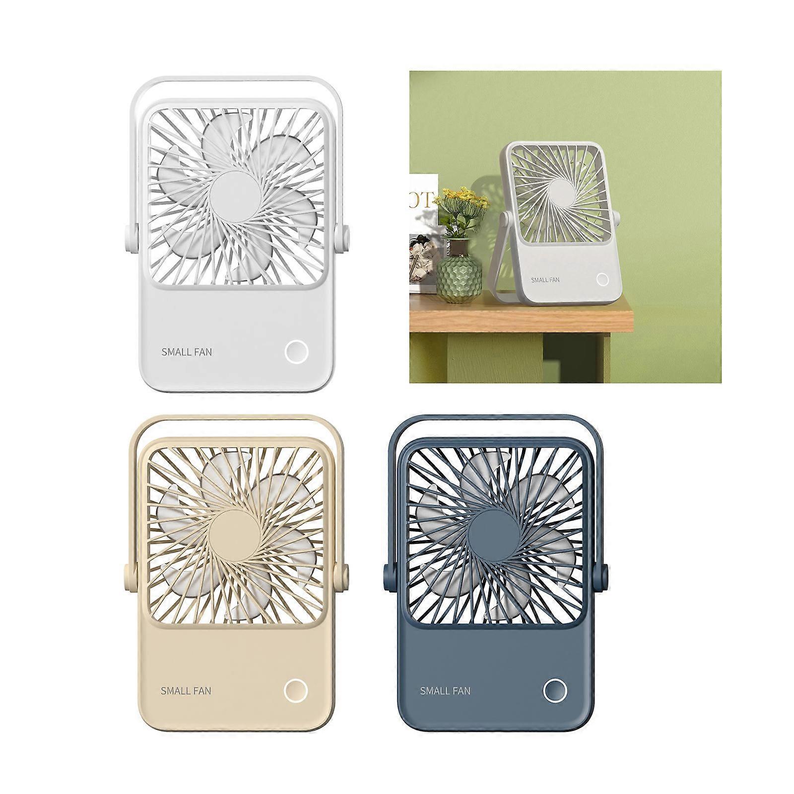 Lightweight Quiet Desk Fan Bedside Fan Wireless Small Fan USB ...