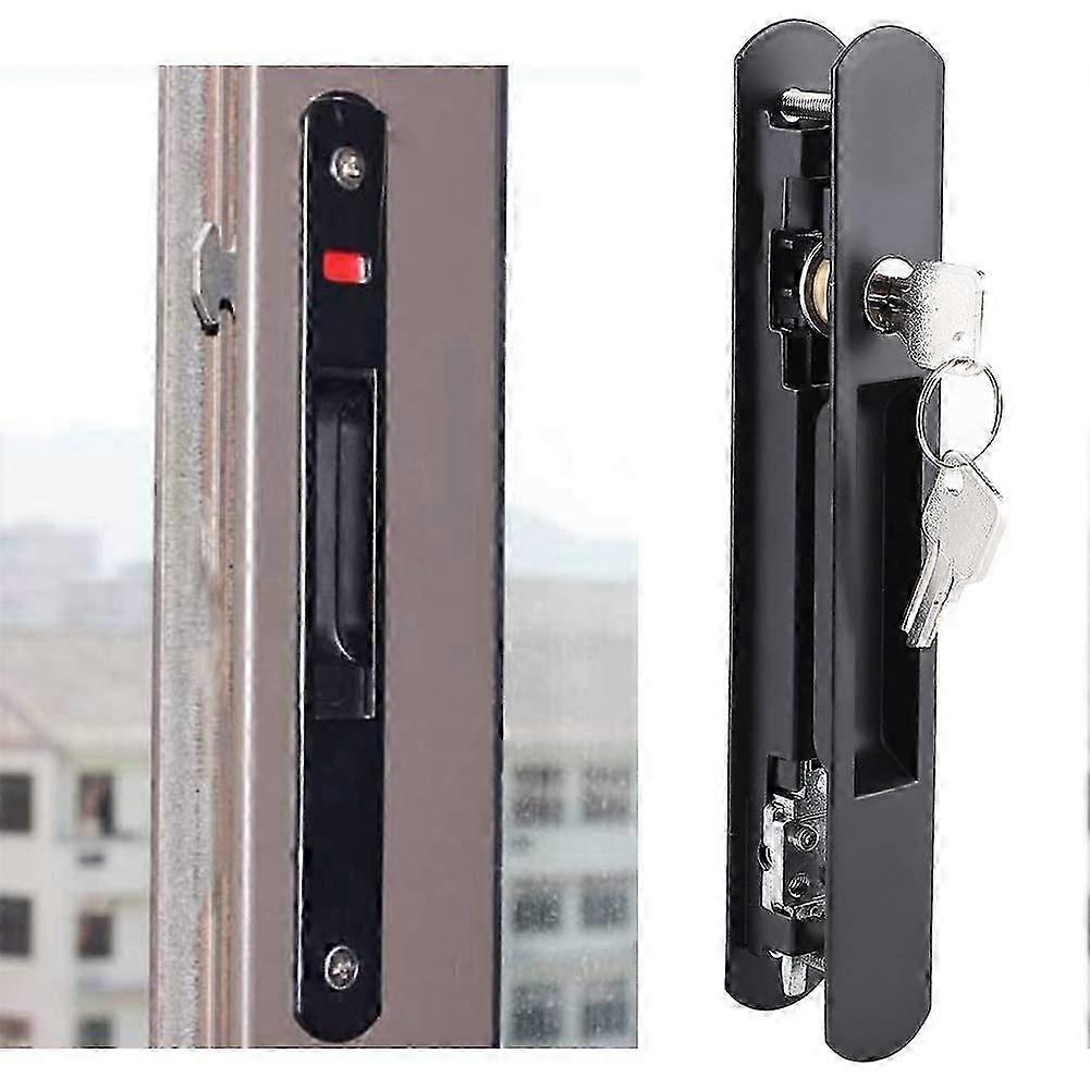 Door Lock, Sliding Door Window Hook Lock Modern Mobile Door Single Double Sided Lock Catch for ...