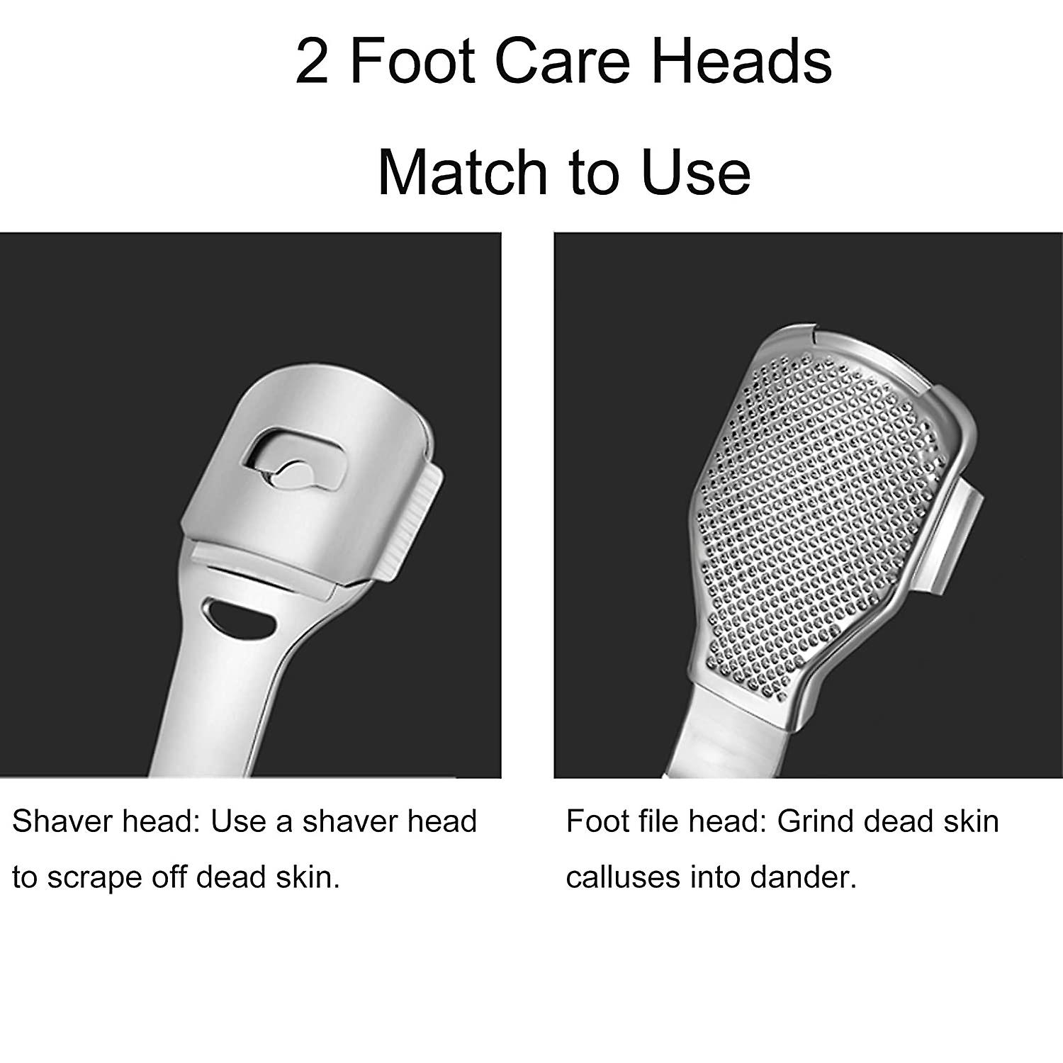 Foot Shaver Pedicure Callus Remover Set Including 1 Callus Shaver For ...