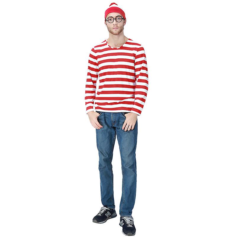 Familie Matchende foreldre-barn Hvor er Wally Costume Set Waldo Book ...
