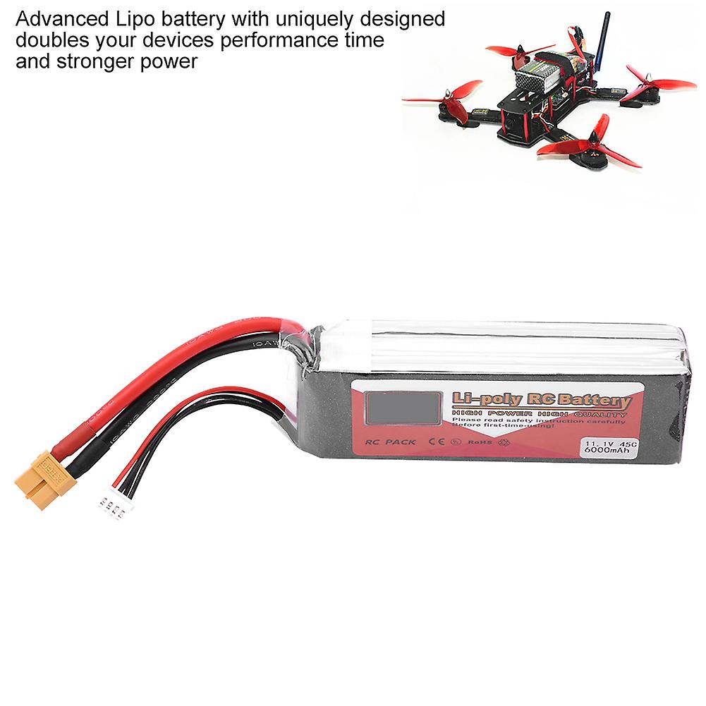Zop Power 3s 11.1v 5000mah 60c Rechargeable Lipo Battery With Xt60 Plug 5000mah 60c | Fruugo UK