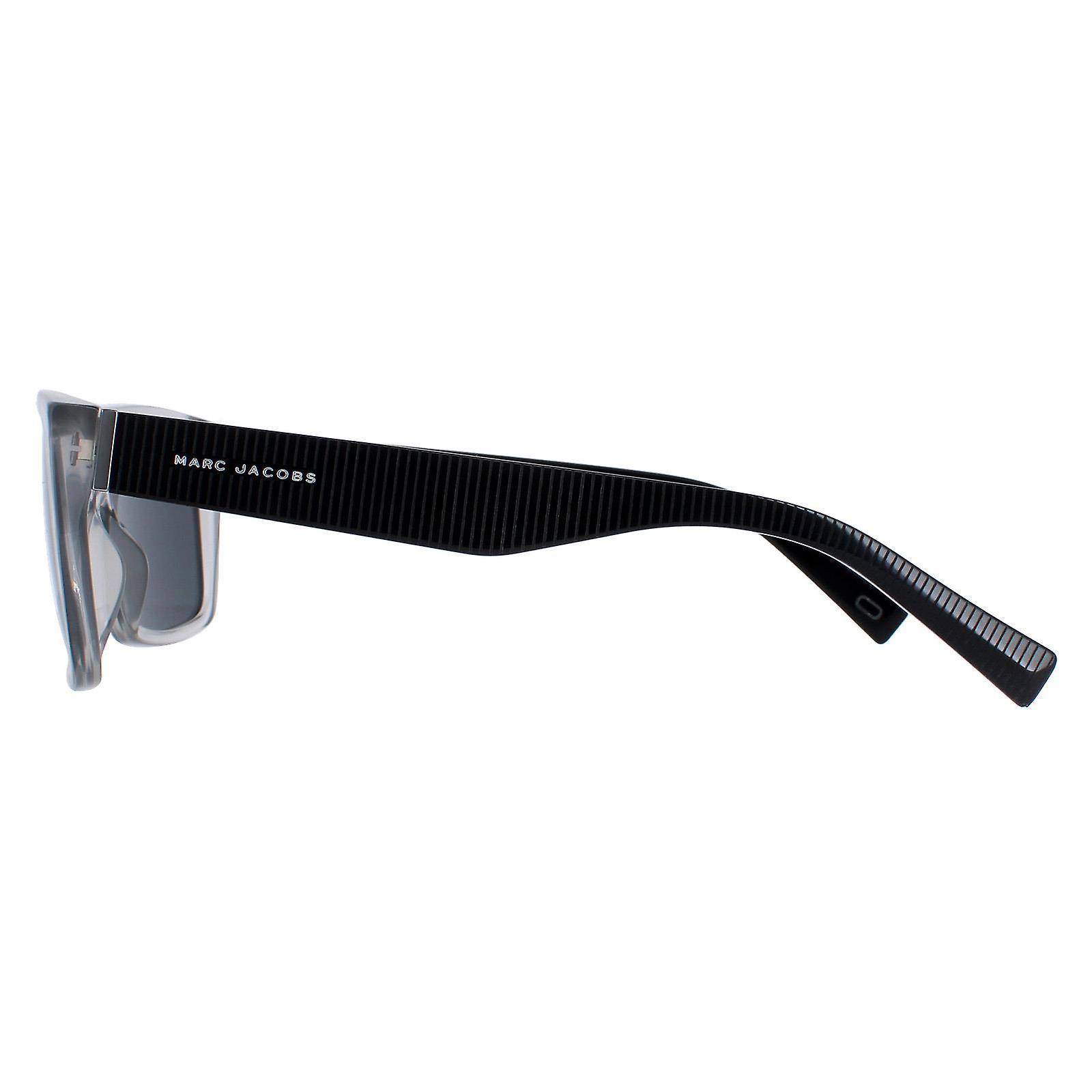 Marc Jacobs Sunglasses 096/S R6S/IR Transparent Grey and Black Grey ...