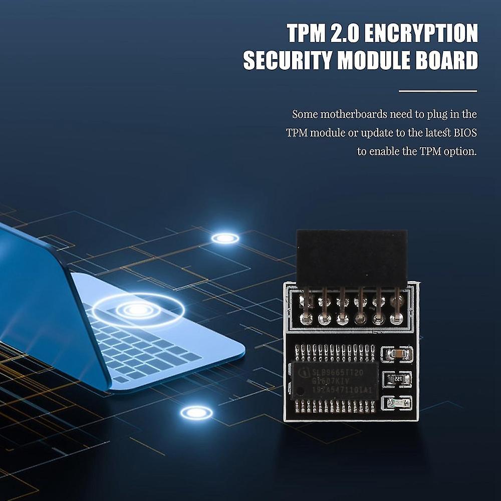 Tpm 2.0 Encryption Security Module Remote Card Lpc-12pin Module For 12pin Lpc Tpm2.0 Lpc 12 Pin ...