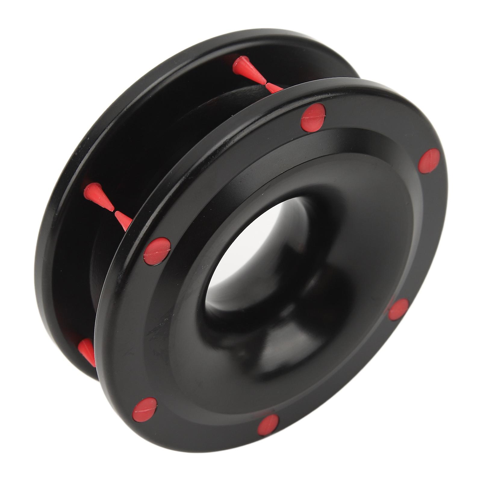 Rope Retention Pulley 22000lbs Heavy Duty Winch Snatch Recovery Ring ...