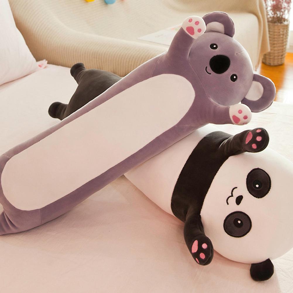 Cute Panda/Koalas Plushies Long Pillow Comfy Plush Filling Throw Pillow ...