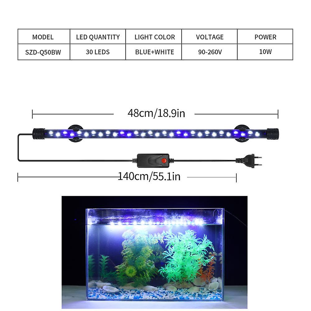 Aquarium Light Fish Tank Submersible Light Lamp Waterproof Underwater LED Lights | Fruugo UK