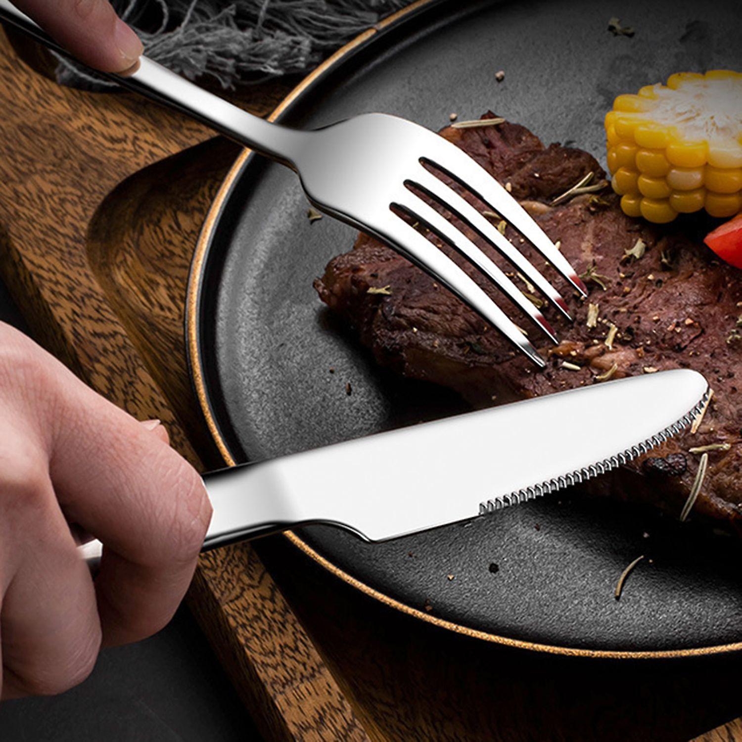 Western Cutter Fork Spoon Food Grade Shiny Surface Smooth Edge ...