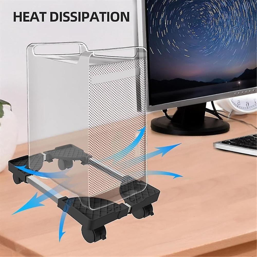 Tower Stand,adjustable Mobile Cpu Stand,cpu Holder Pc Tower Stand With ...
