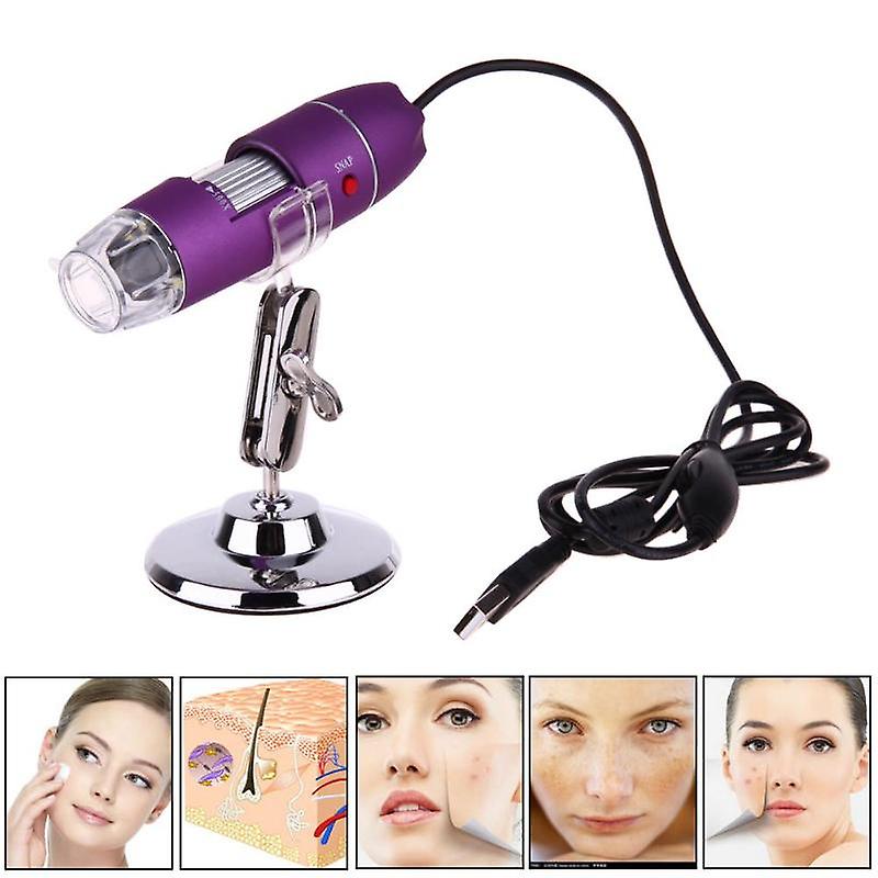 50X-500x usb digital microscope skin hair follicle scalp detector ...