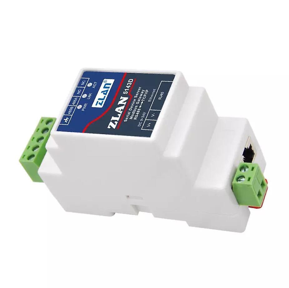 Zlan5143d Din Rail Mounting Rs485 Serial Port Tcp/ip Ethernet Converter ...