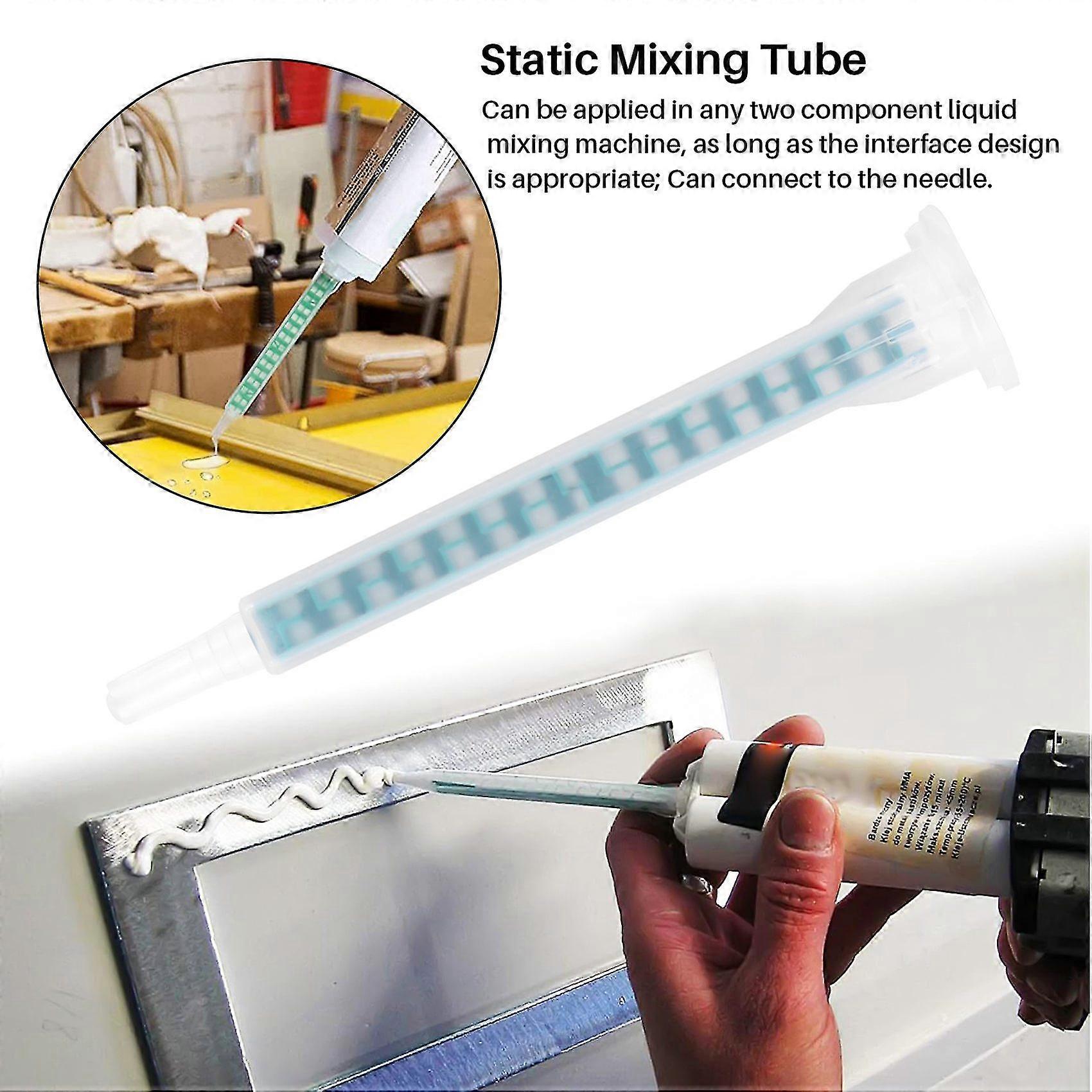 Mixing tube AB rubber tube mixing nozzle square bayonet mixing head ...