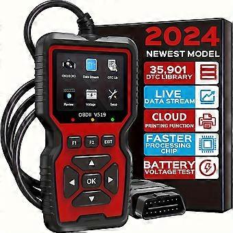 V519 Car Diagnostic Scanner, OBD2 Live Data, Engine Fault Codes ...