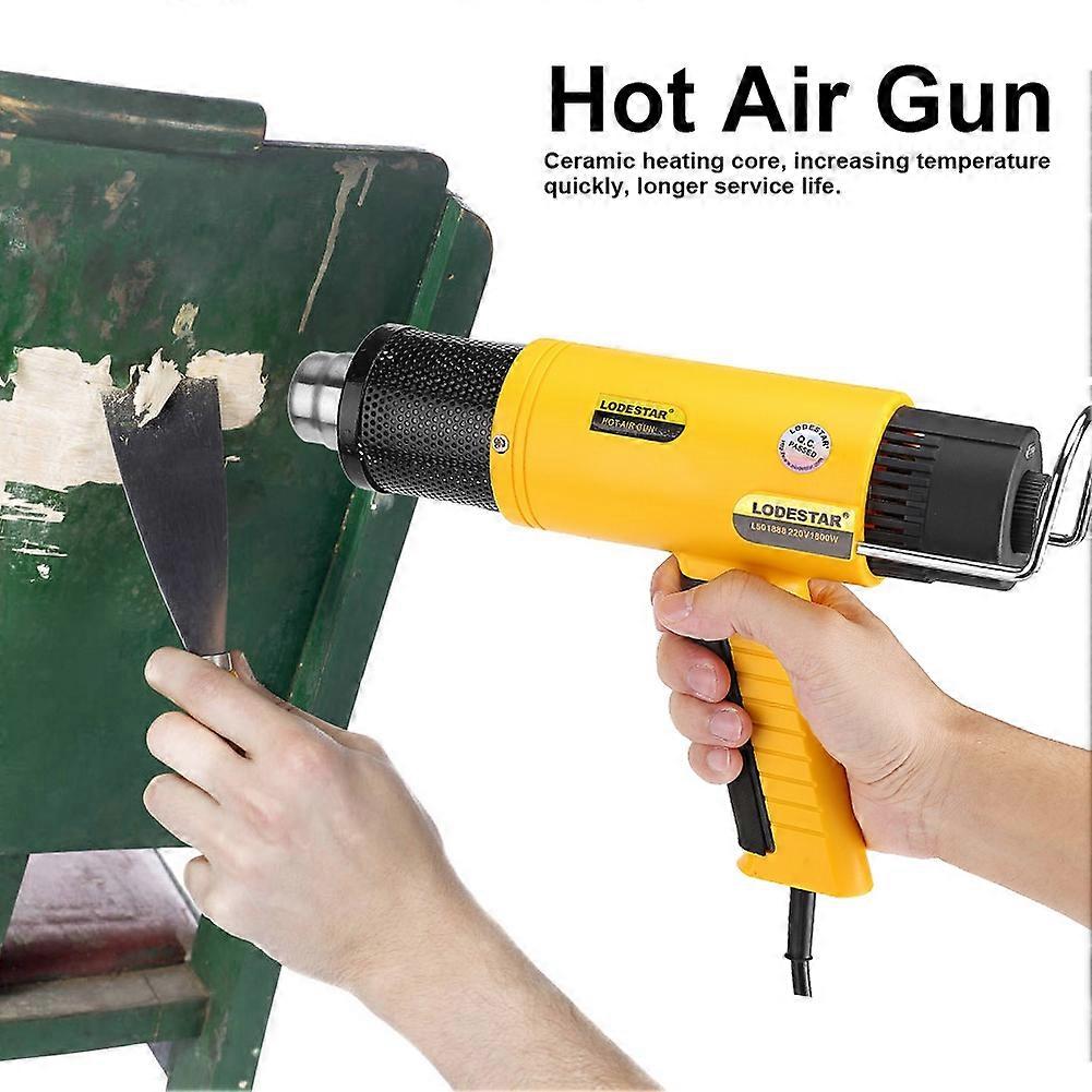 LODESTAR 1800W 220V Electric Hot Air Gun Handheld Heat Adjustable DIY ...