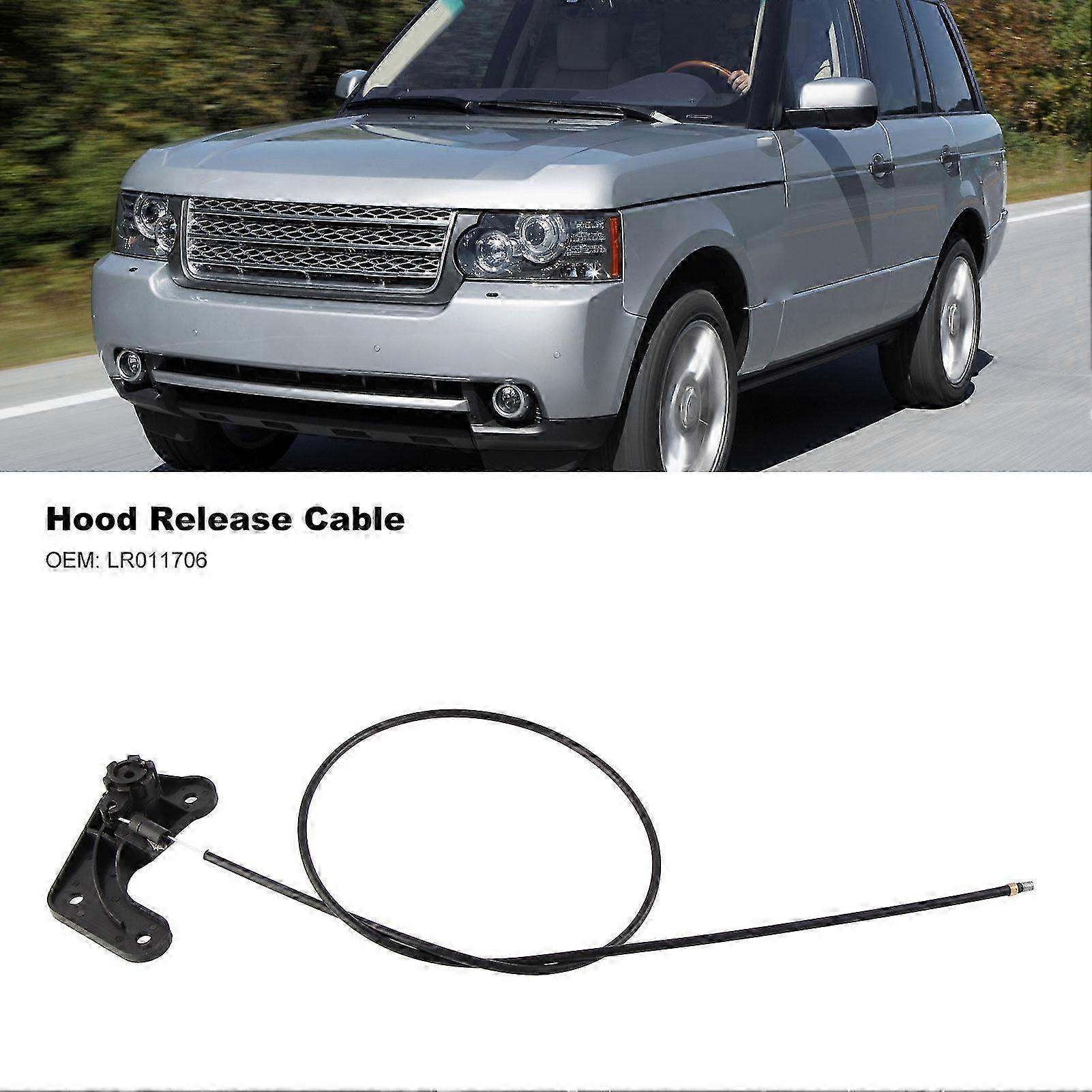 Hood Bonnet Latch Release Cable LR011706 Replacement for Range Rover ...
