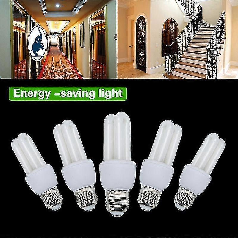 Led Bulb Light 11w 15w 20w E27 Screw 2u Shaped Light Bulbs Home Cfl Light Bulb Energy Saving ...