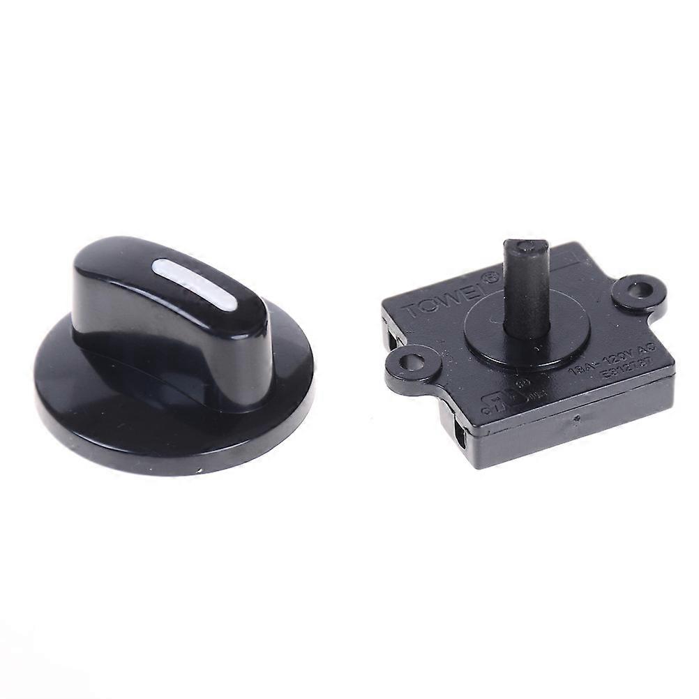 4 Position 3 Way Selector Rotary Switch For Fan 13A 120VAC With Knob ...