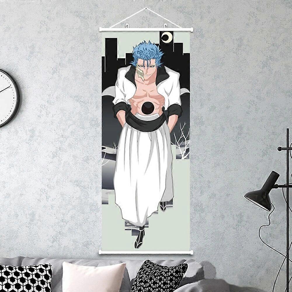 35x90cm Anime Scrolls BLEACH Fabric Poster Retro Manga Drom Room House ...