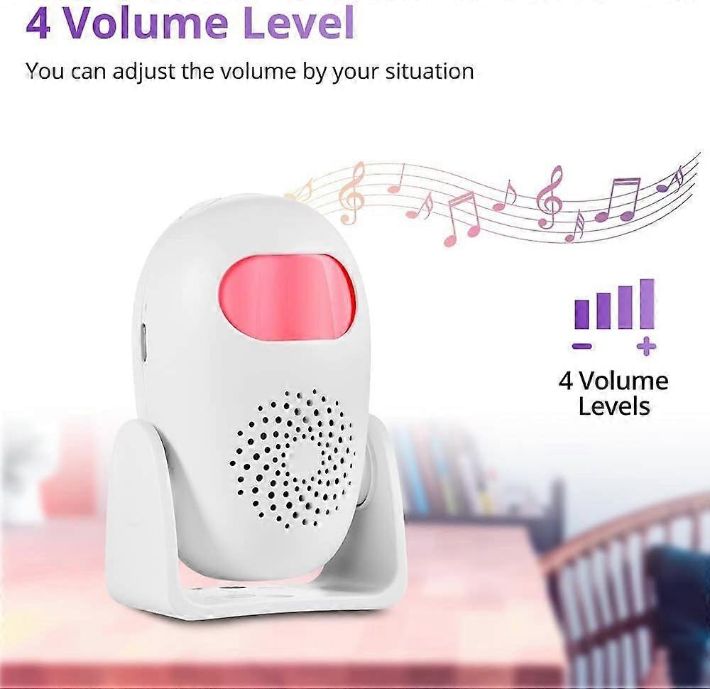 Motion Sensor Alarm with Remote Control Wireless Infrared Home Burglar ...