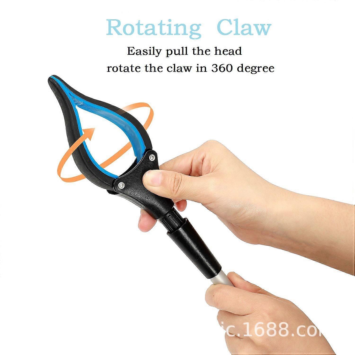 Extendable Grabber Reacher Tool with Headlight, 32 inch Foldable Lawn ...