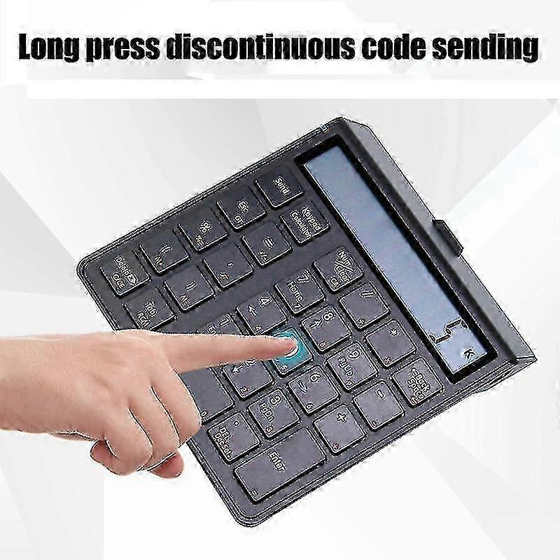 Numeric Keypad 4.0 Bluetooth Keyboard With Display Calculator Function 2 In 1 Number Pad And ...