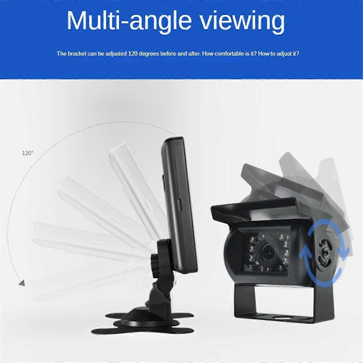 Car AHD Rear View Camera with Monitor for Truck Parking Trailer 24V ...