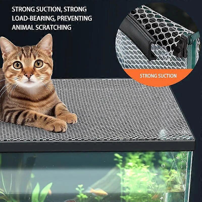 Fish tank anti jump net invisible anti jump net magnetic suction sea ...