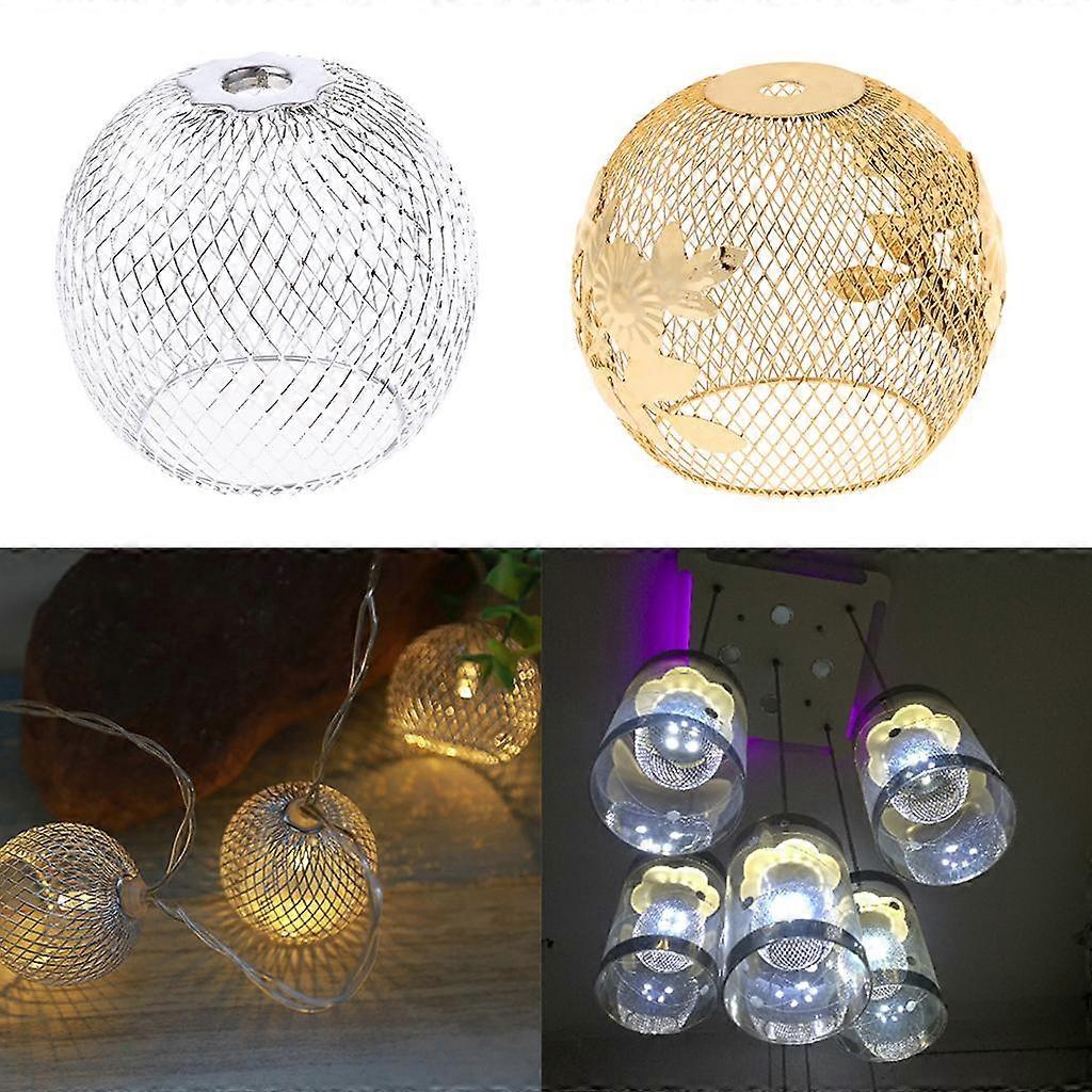 2stk Lille jernlampe skygge lamper belysning loft fans lampe skærme ...