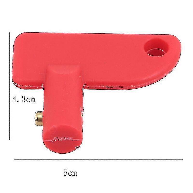 Red Key Battery Cut Off Kill Isolator Switch Spare Keys Marine Auto ...