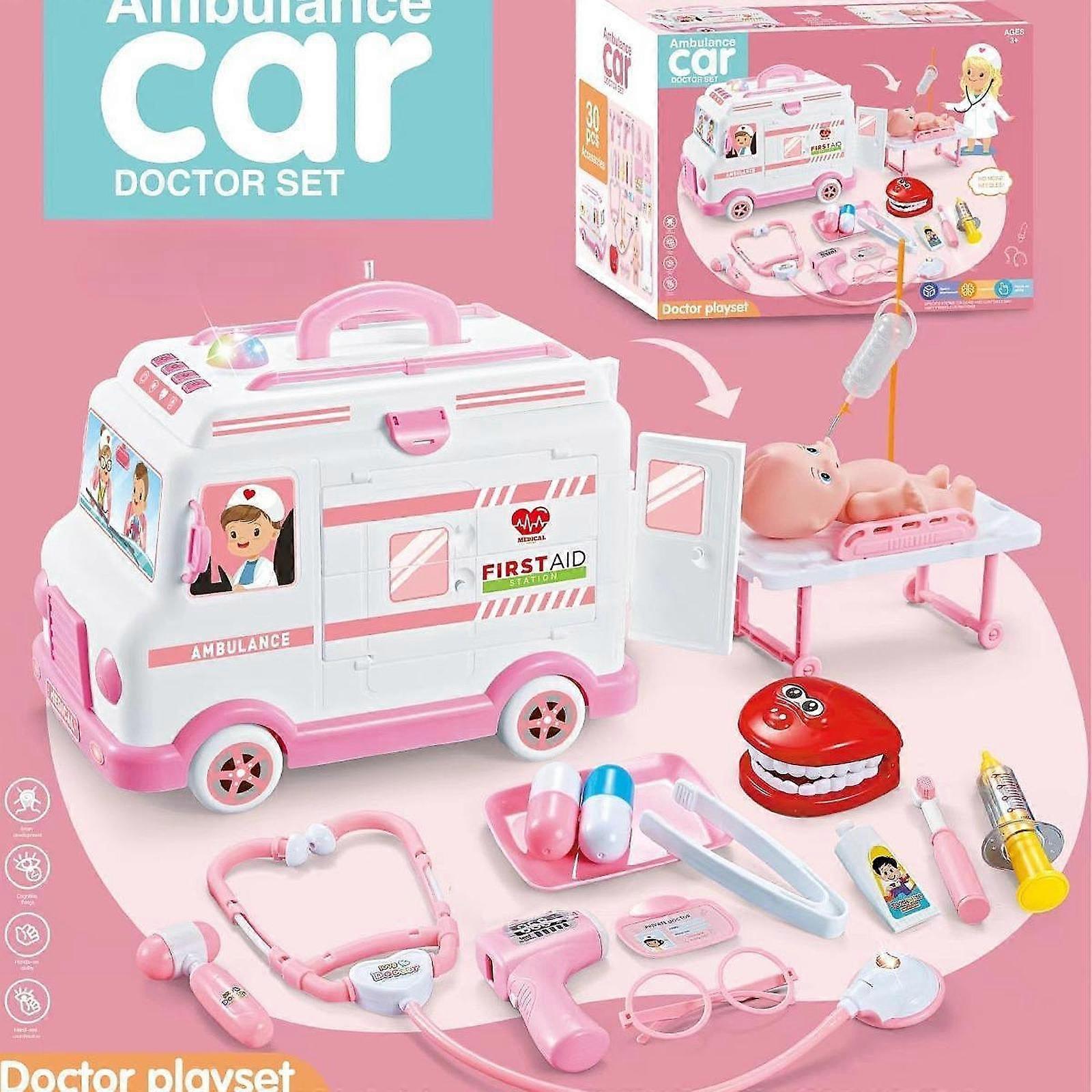 Ambulance Truck Doctor Kits for Kids Role Play for Kids Boys Girls Gift ...