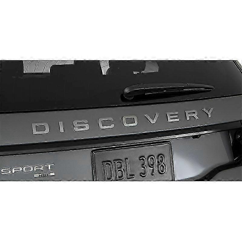 3D Matte Slive Letter DISCOVERY Car Rear Front Badge Emblem Decal ...