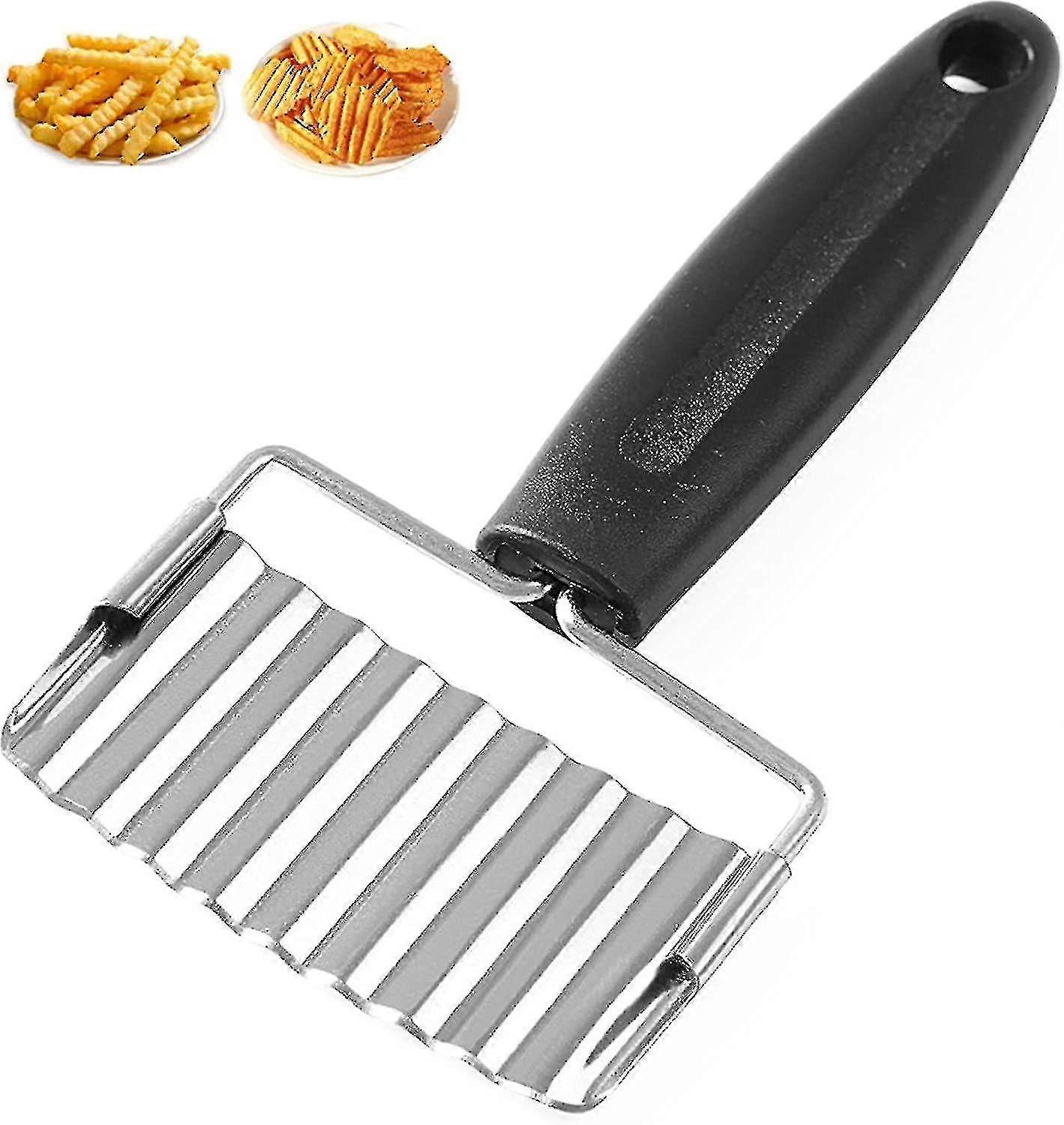 Wave Cutter For Vegetables And Fruits, Stainless Steel Ribbed Knife ...
