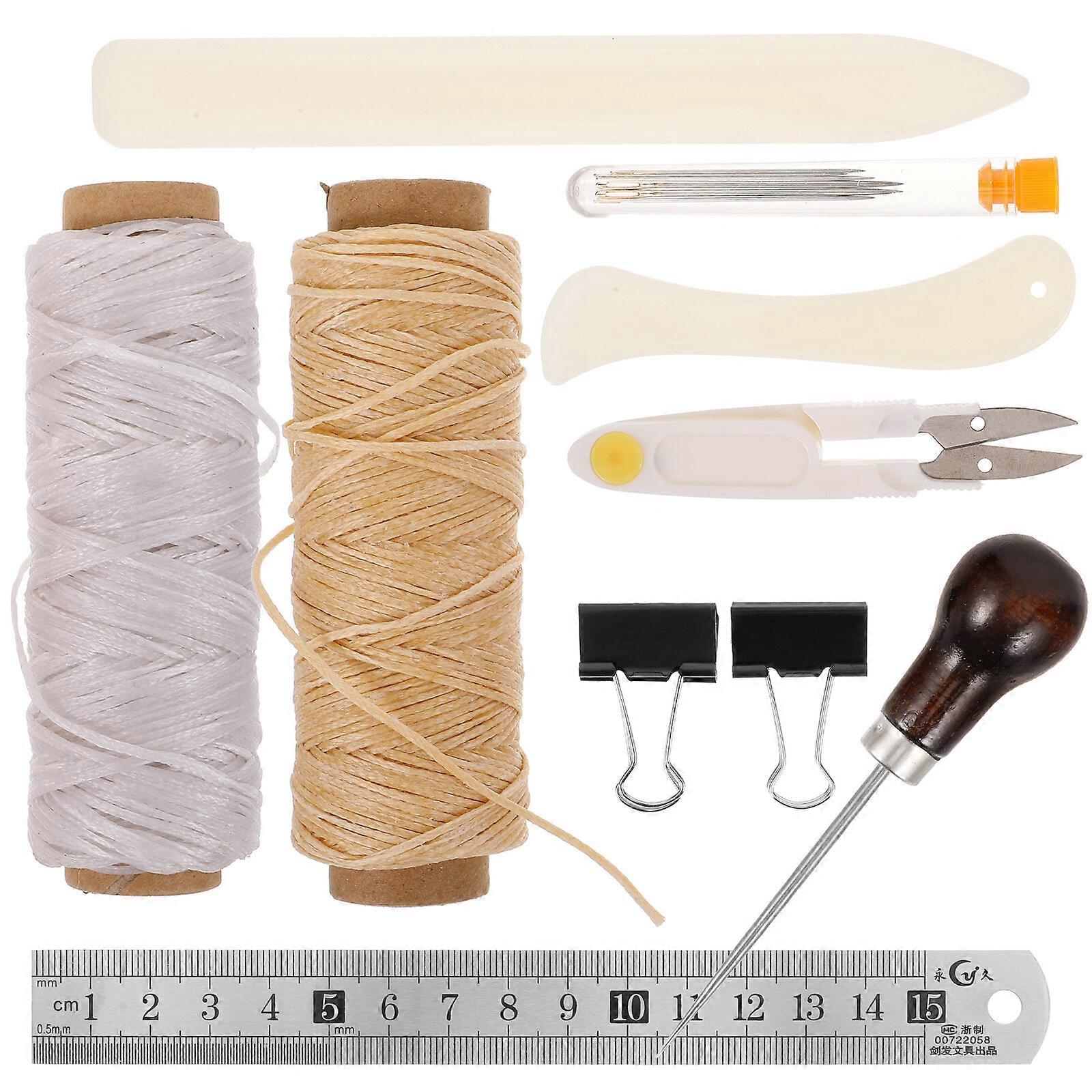 1 Set of Book Binding Kit DIY Tools Kit Leather Sewing Upholstery ...