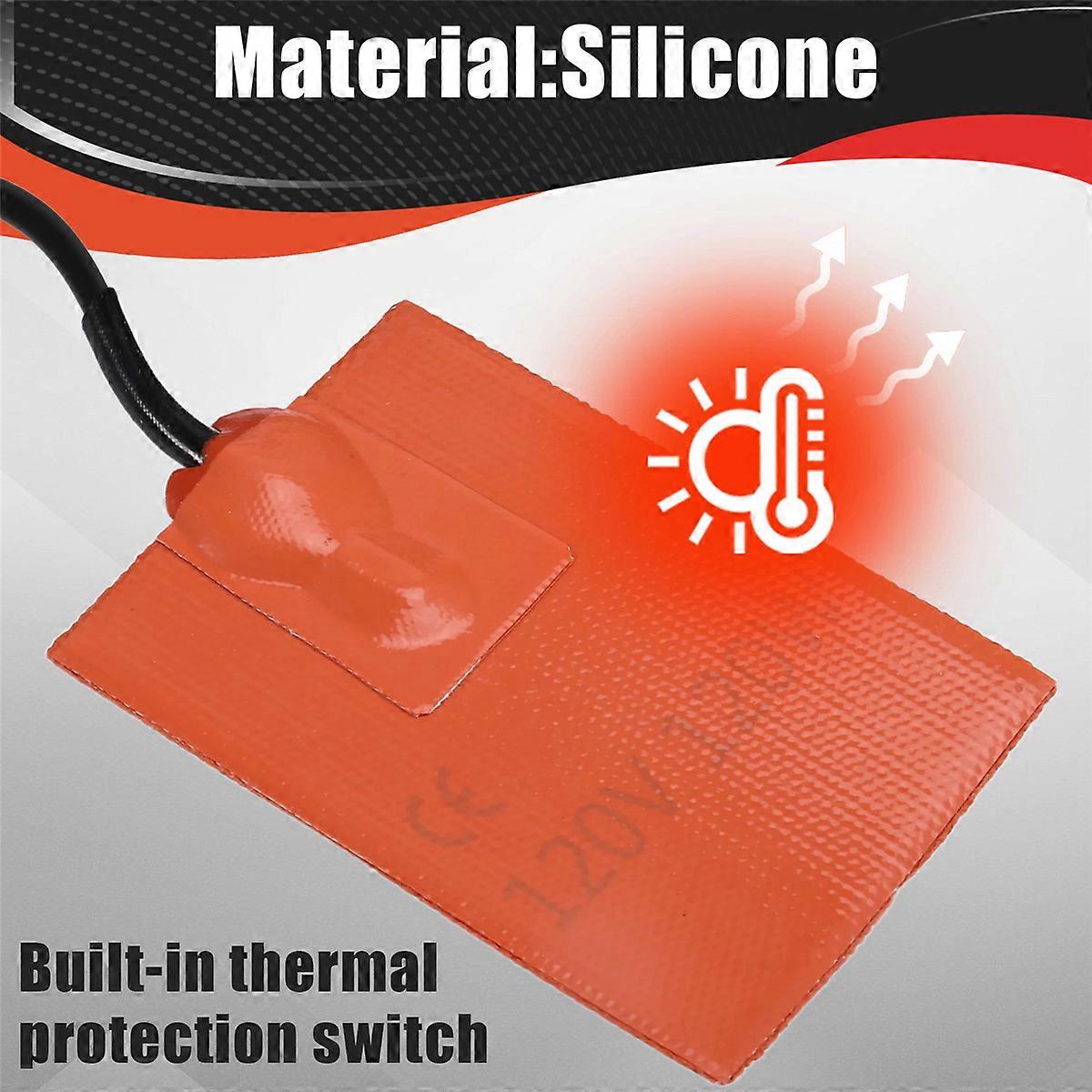 120V Car Engine Oil Tank Waterproof Heater Pad Universal Fuel Tank ...