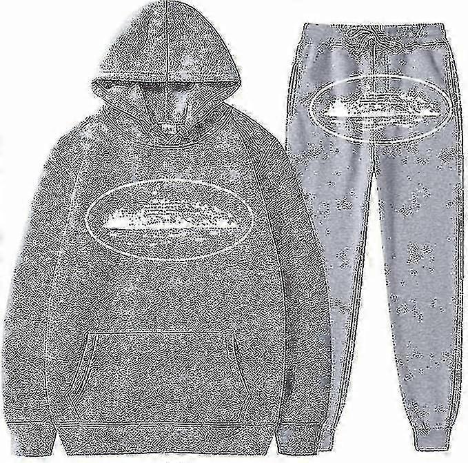 Corteiz Men's Y2k Jogging Suit, 2-piece Autumn Lightweight Tracksuit ...