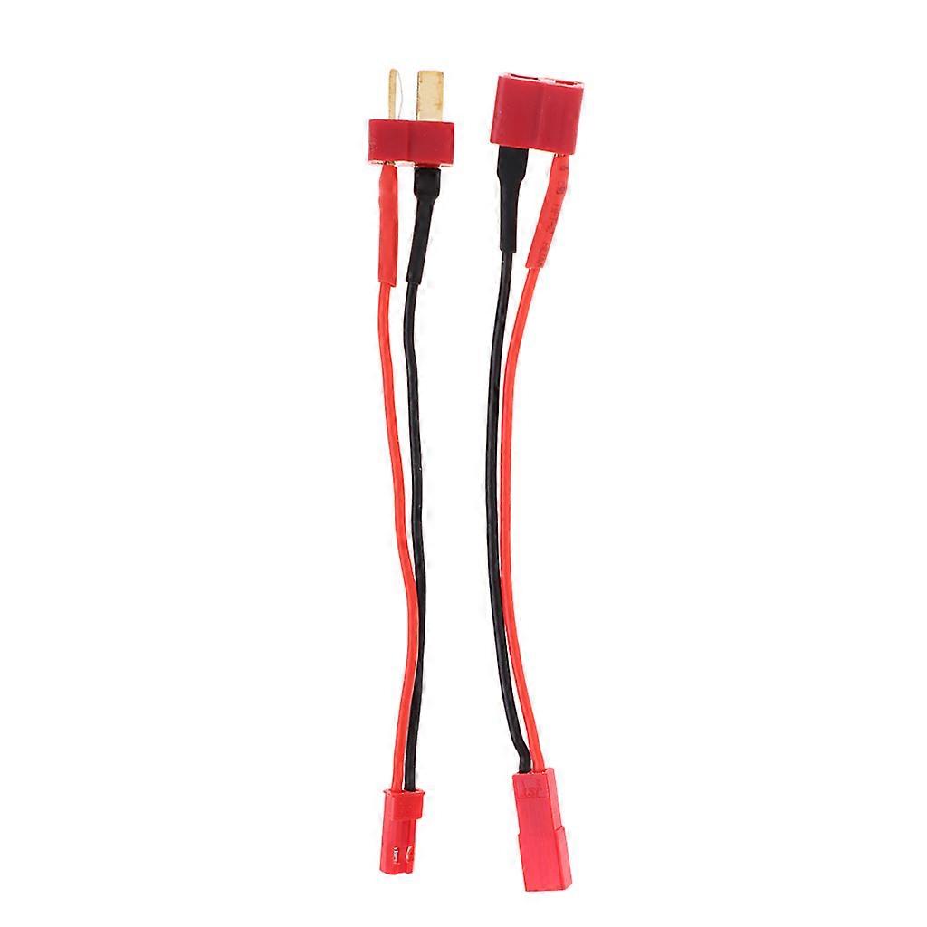 Pair Deans T Plug to JST Connector Male & Female w/ 13cm 14AWG | Fruugo UK