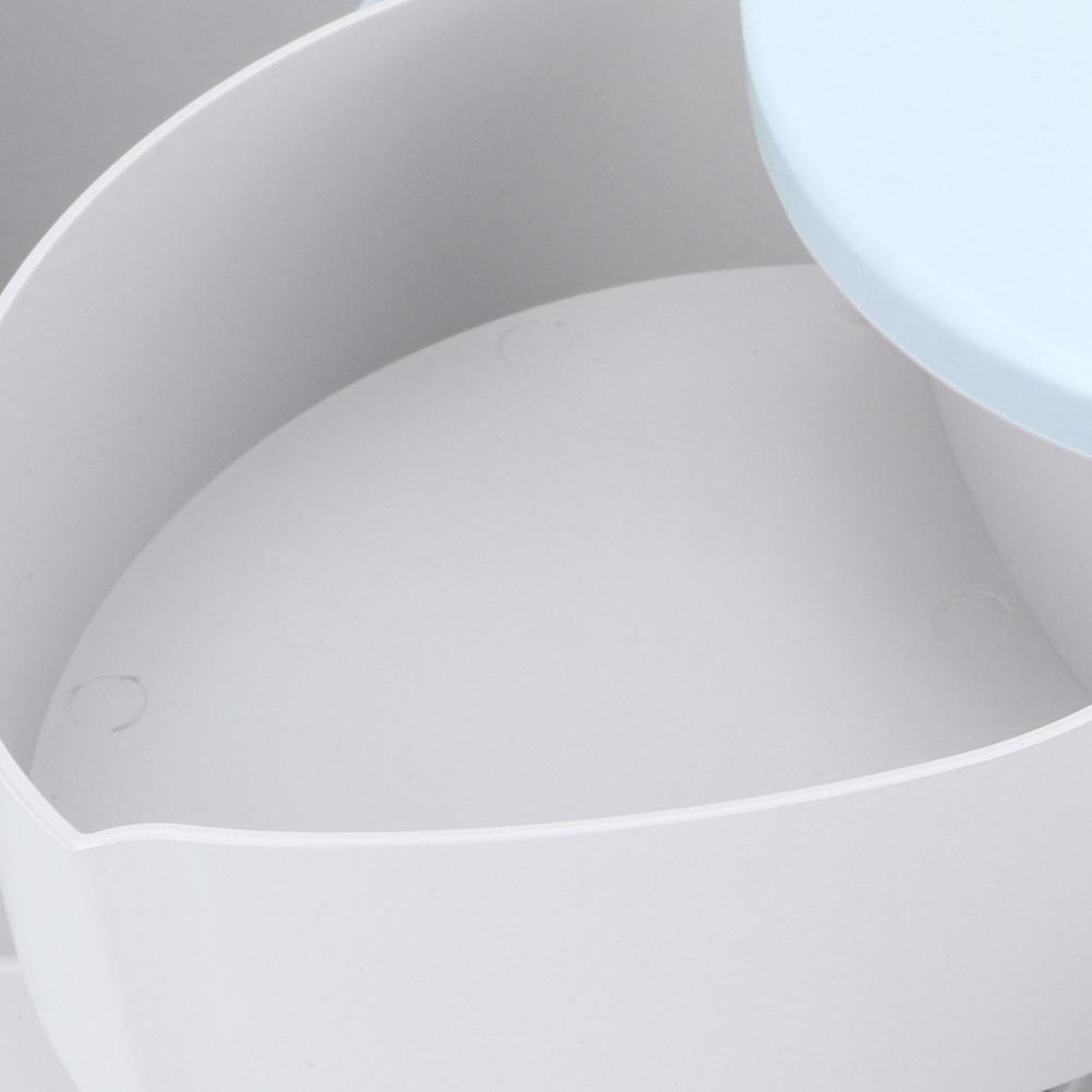 Double Deck Snack Box Candy Dish Petal Rotating Dried Fruit Plate ...