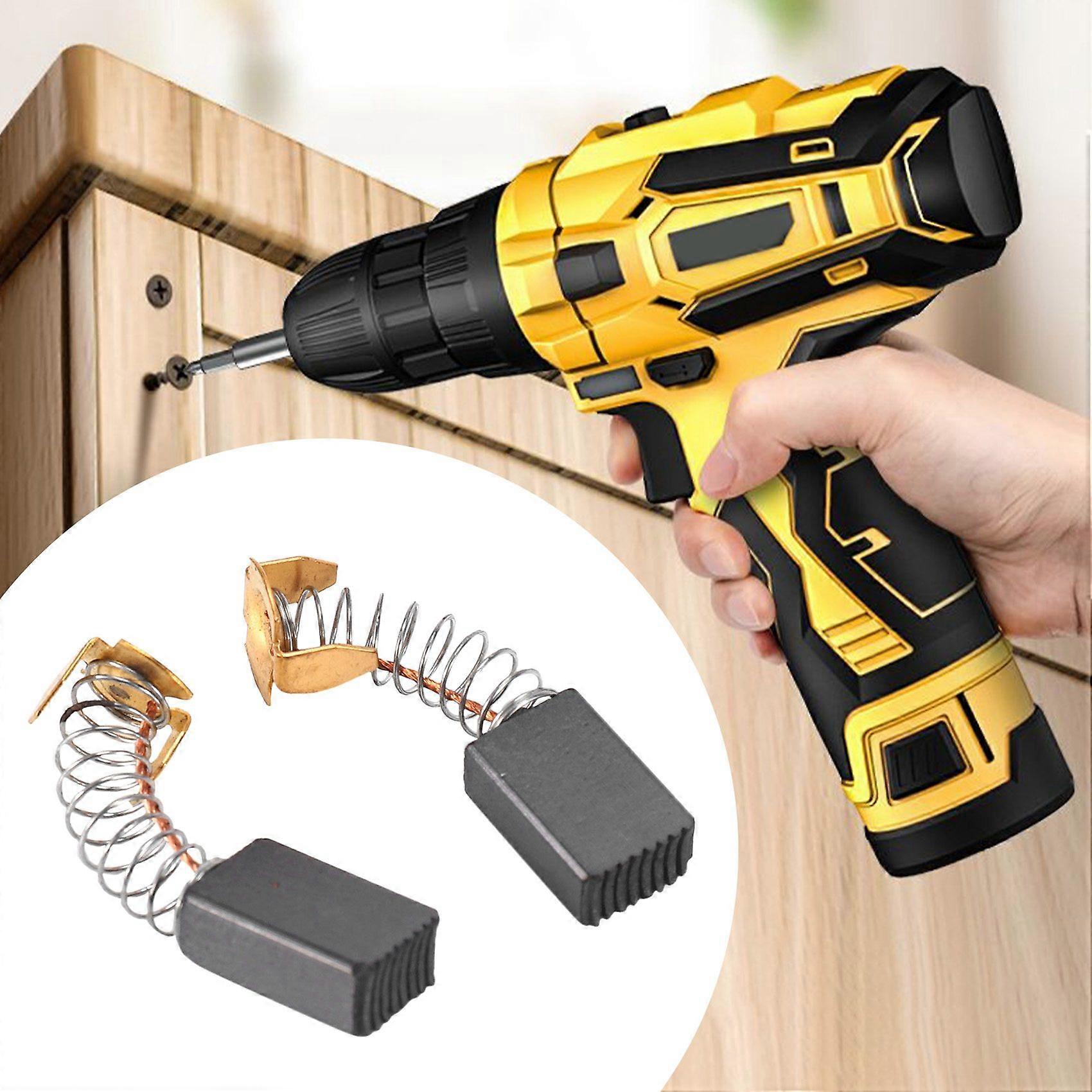 2 Pcs Electric Drill Motor Carbon Brushes 15 x 9 x 6mm | Fruugo UK