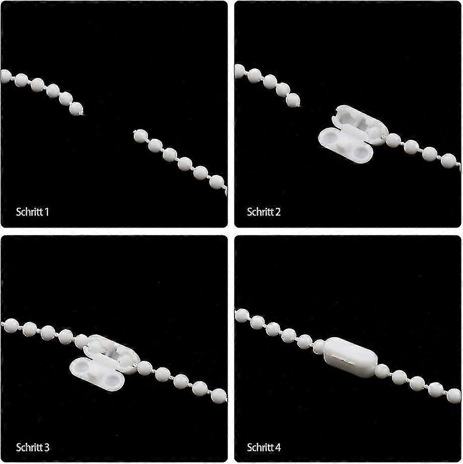 10M White Replacement Vertical Blind Chain 20 Roller Blind Chain ...