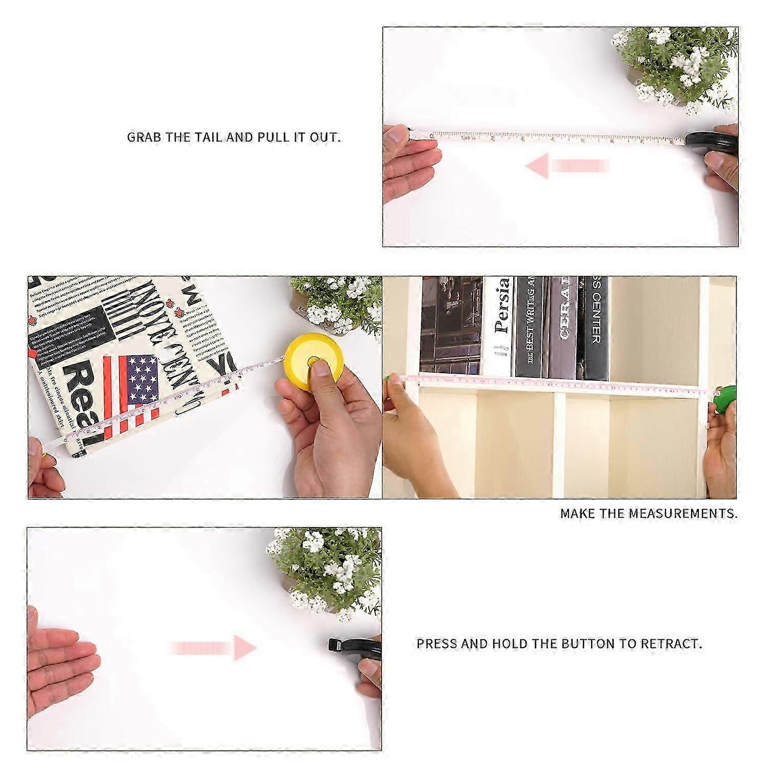 1.5m 60inch Round Tape Measure Retractable Tape Measure Soft Tape ...