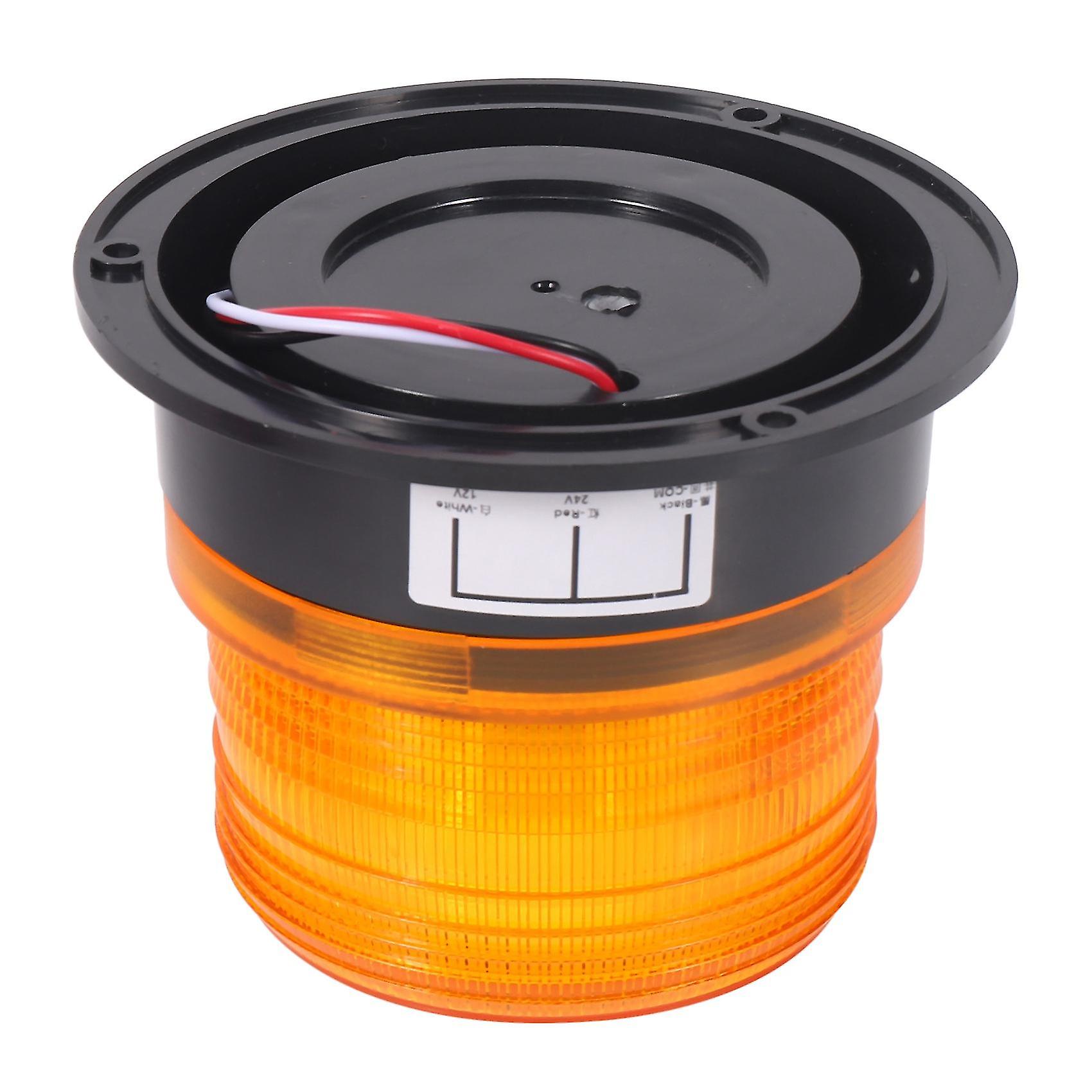 2 X Amber Led Beacon Strobe Emergency Flashing Light Warning Lamp Truck ...