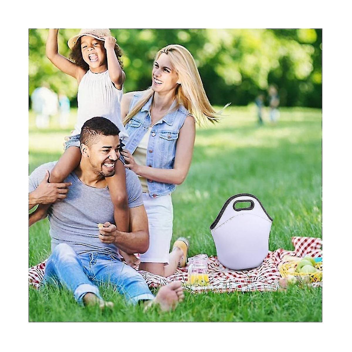 Sublimation Blank Lunch Bag Reusable Insulated Lunch Box Carry Case ...